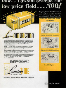 The Lawson Clock Story | Decopix